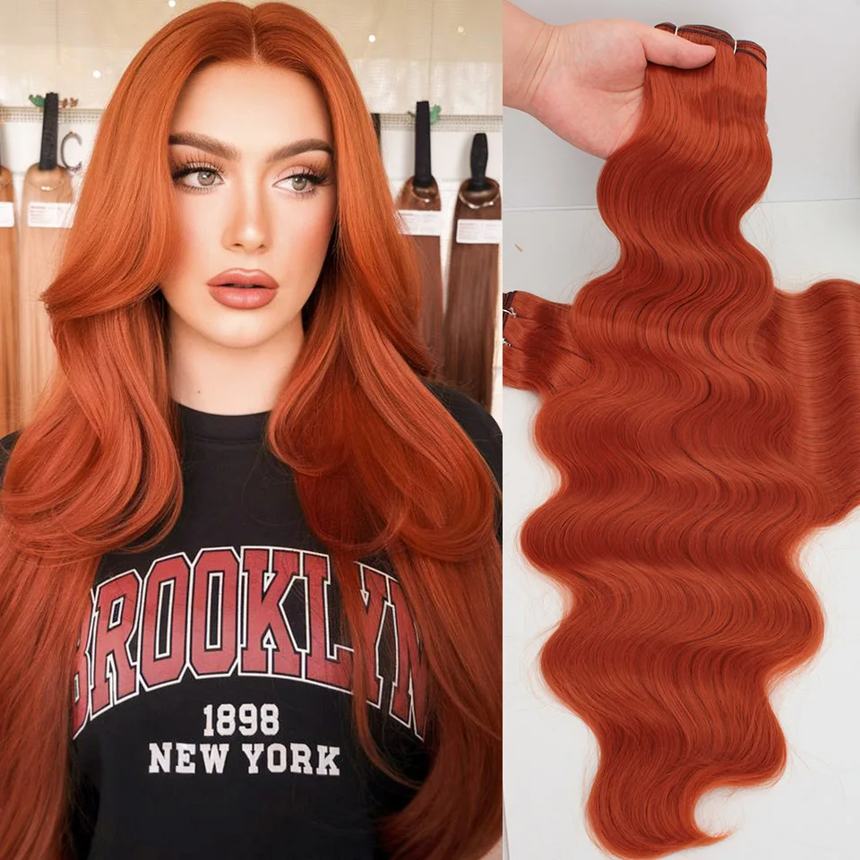 Bio Body Wave Hair Extensions Synthetic Hair Bundles High Tempreture ...