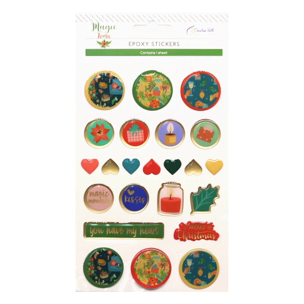 Creative-Path-Epoxy-Resin-Stickers-Self-Adhesive-DIY-Crafts-Christmas ...