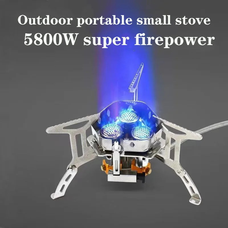 New-Outdoor-Stove-Mini-Portable-Folding-Camping-Gas-Stove-Burner-5800w ...