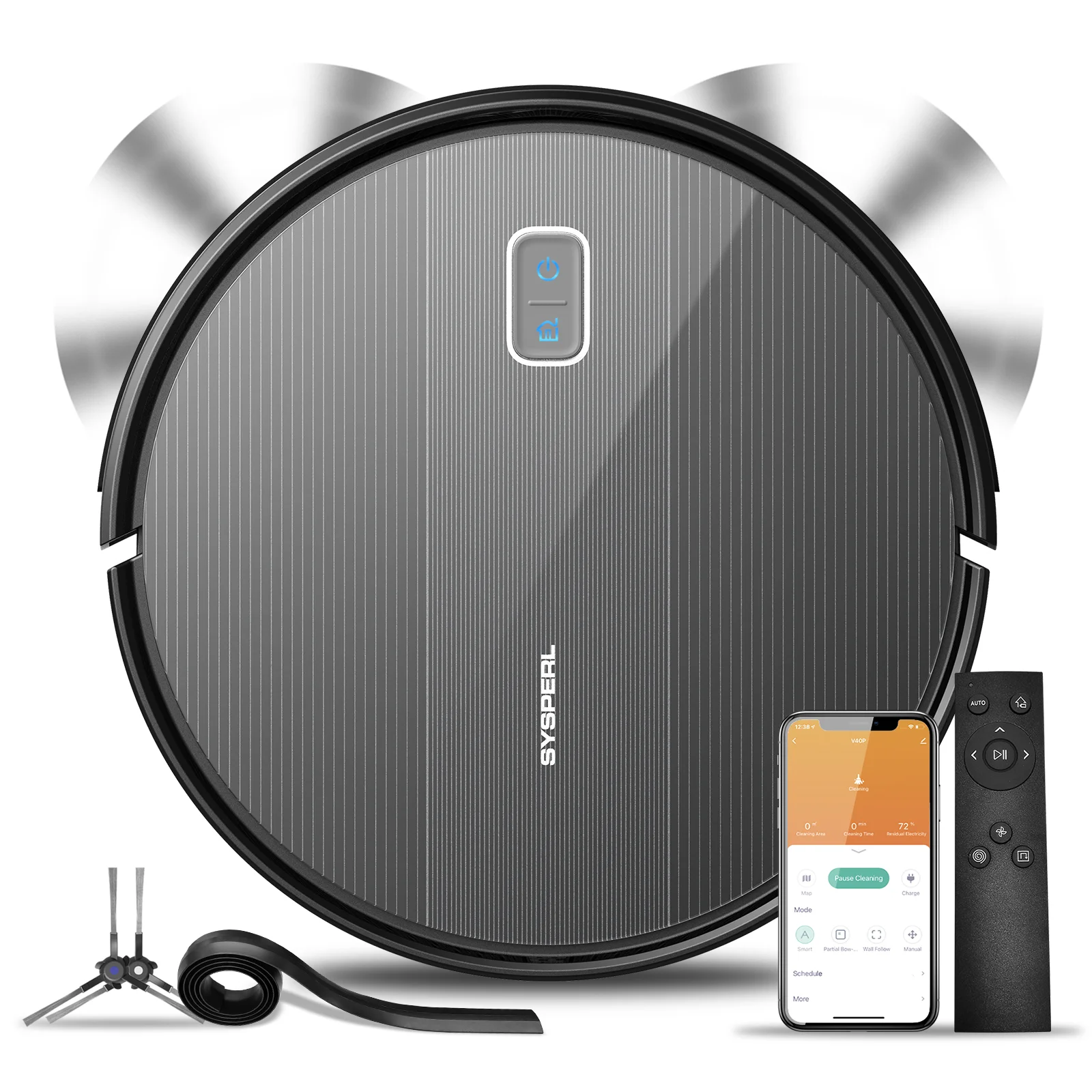 SYSPERL-V40P-V3-Integrated-Robot-Vacuum-Cleaner-for-Home-2600Pa ...