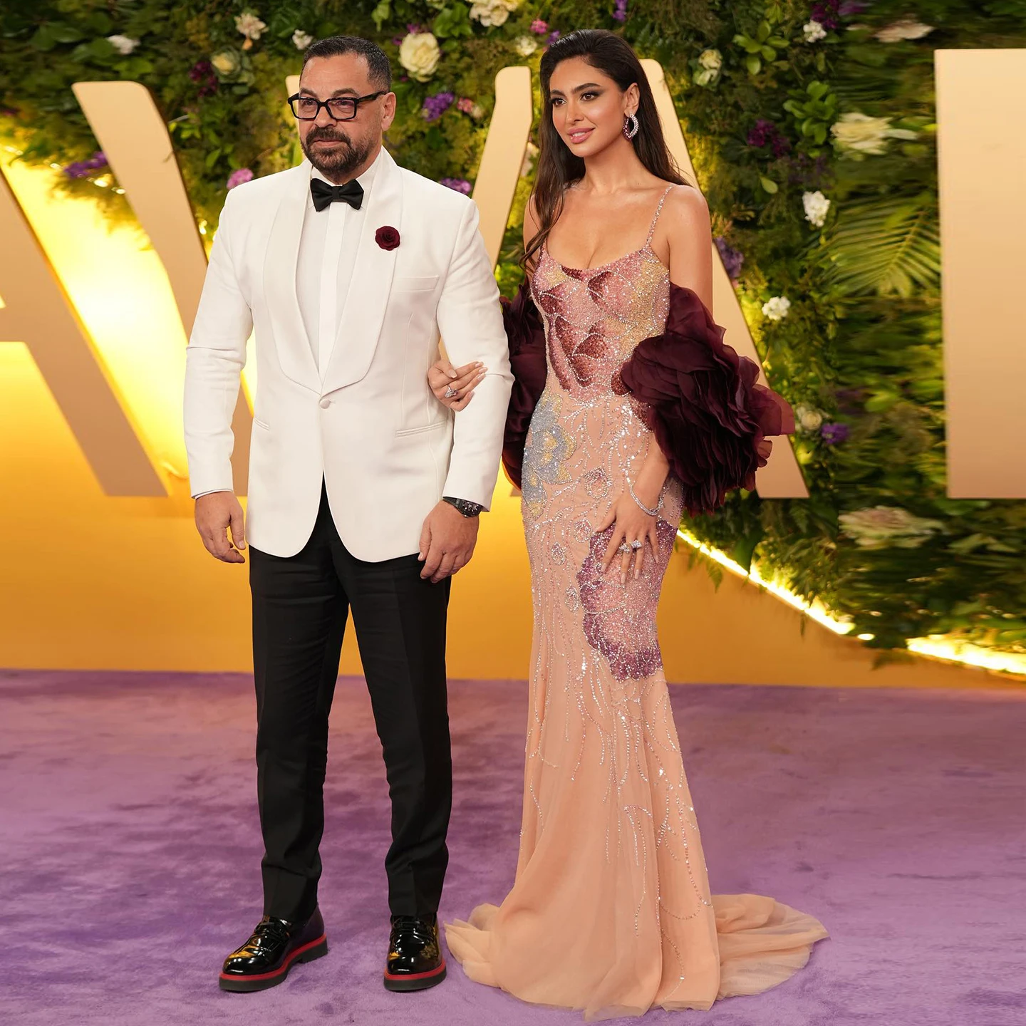 Sharon Said Luxury Pink Mermaid Evening Dress with Spaghetti Strap ...