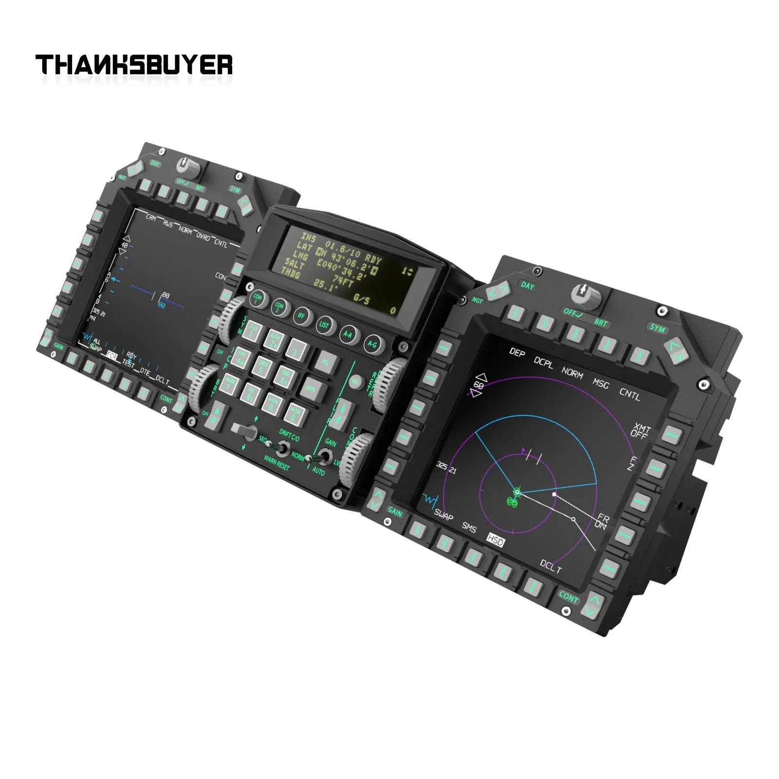 Simplayer-simulador-de-vuelo-multifuncional-WINWING-Viper-MIP-MFD-F-16 ...