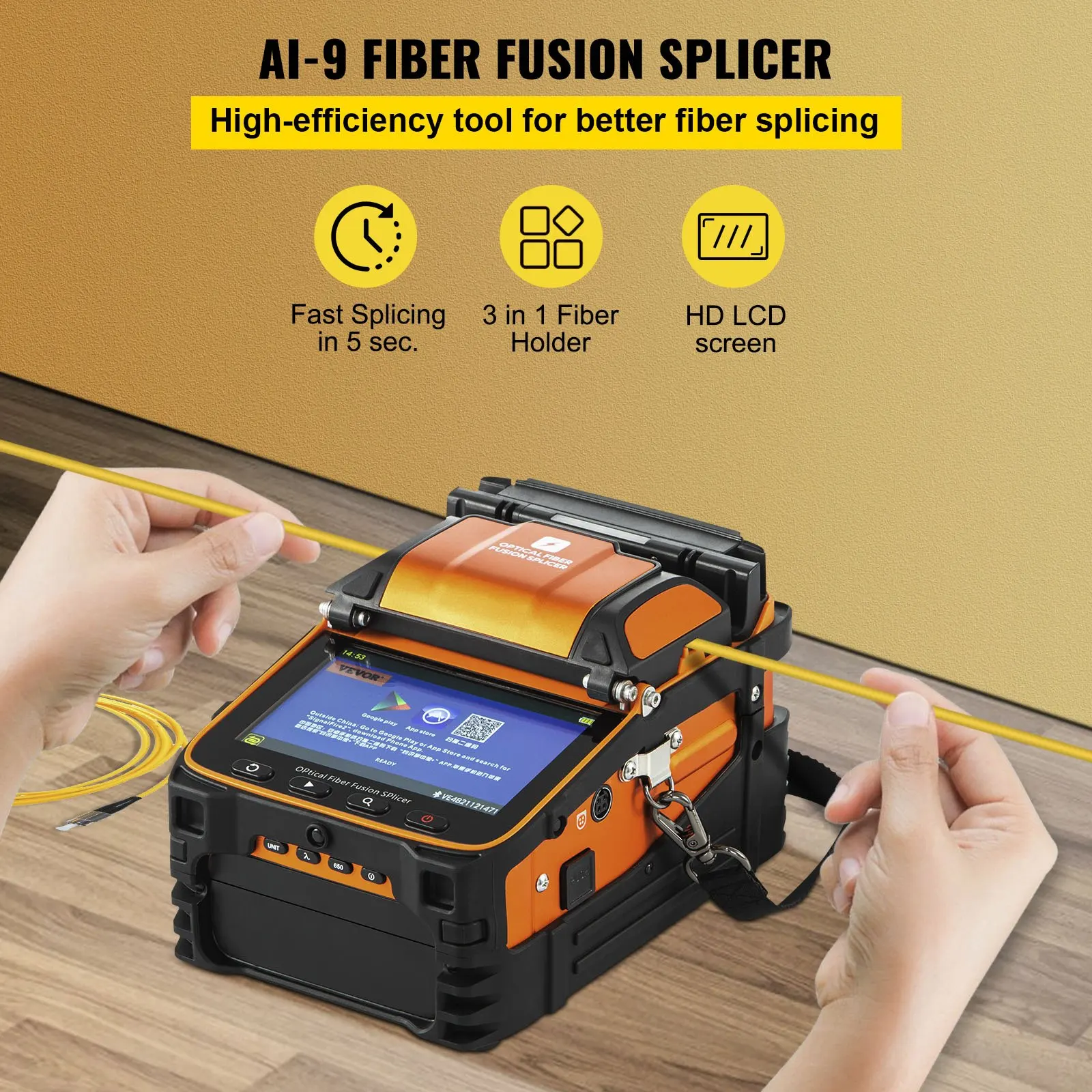 Original-signalfire-AI-9-Fusion-splicer-Machine-SM-MM-VFL-OPM-5S ...