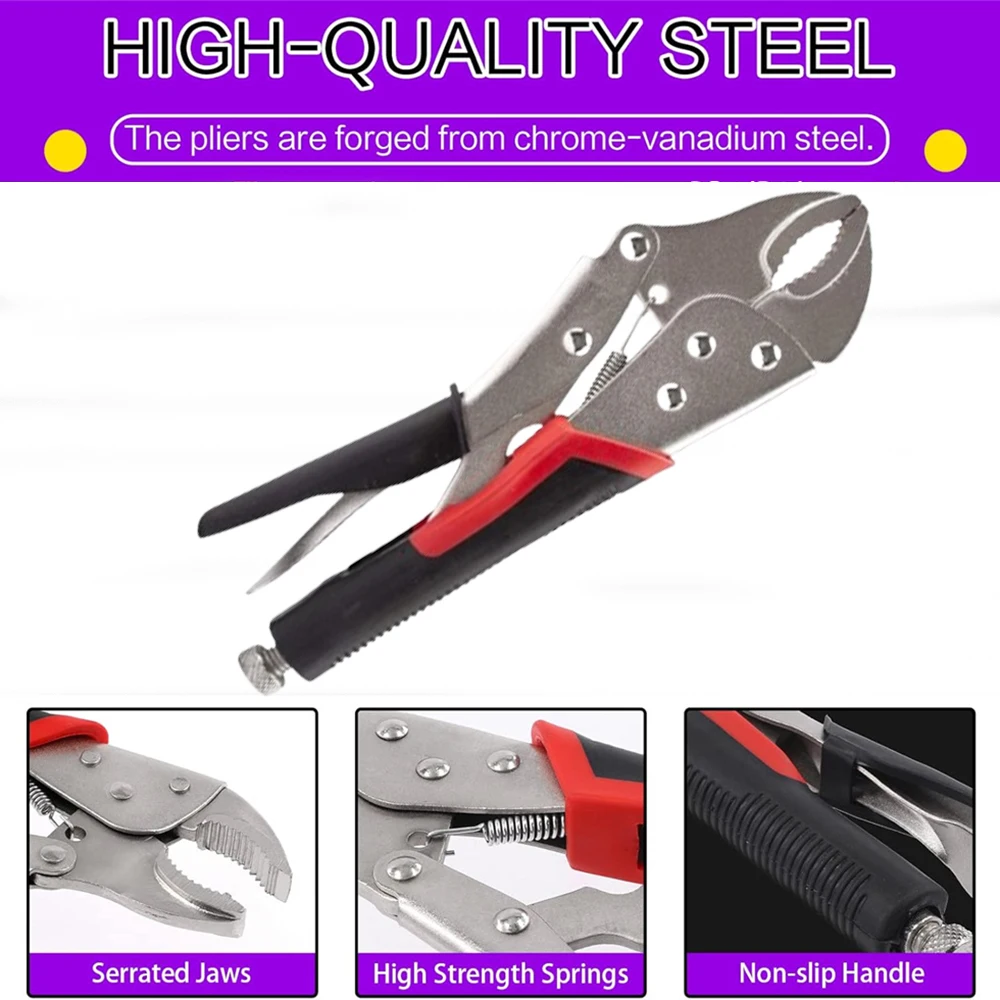 10-Heavy-Duty-Round-Mouth-Pliers-Durable-Versatile-Tool-for-High-Torque ...