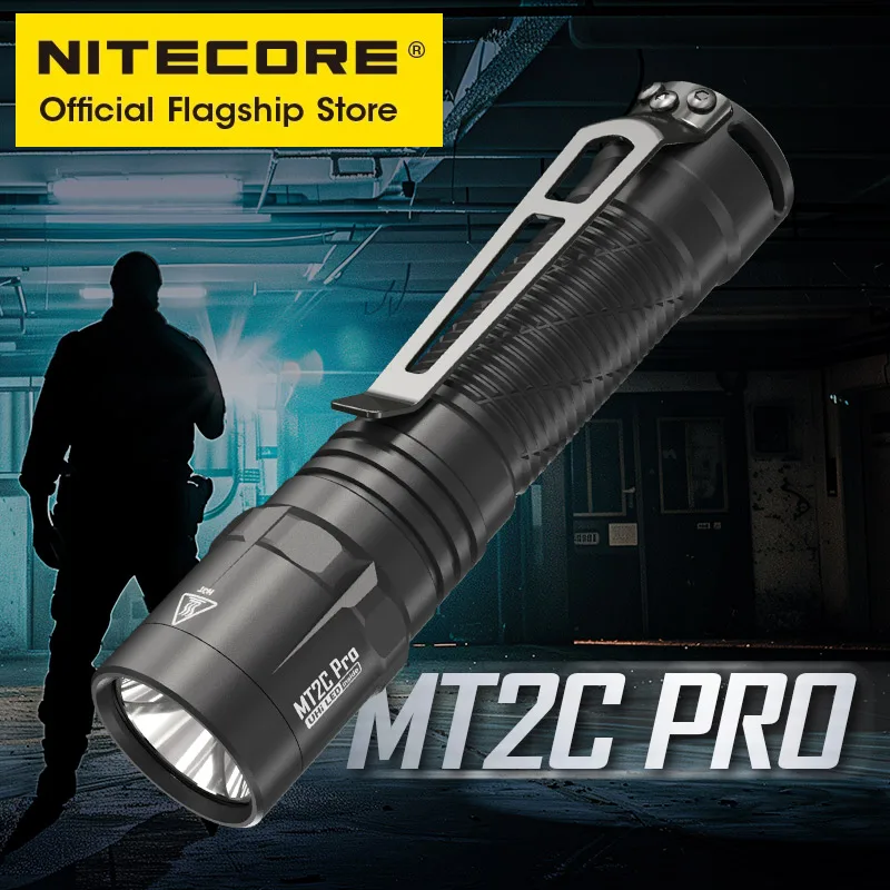 NITECORE-MT2C-Pro-EDC-Pocket-Flashlight-1800-Lumens-AA-Torch-UHi-20-LED ...