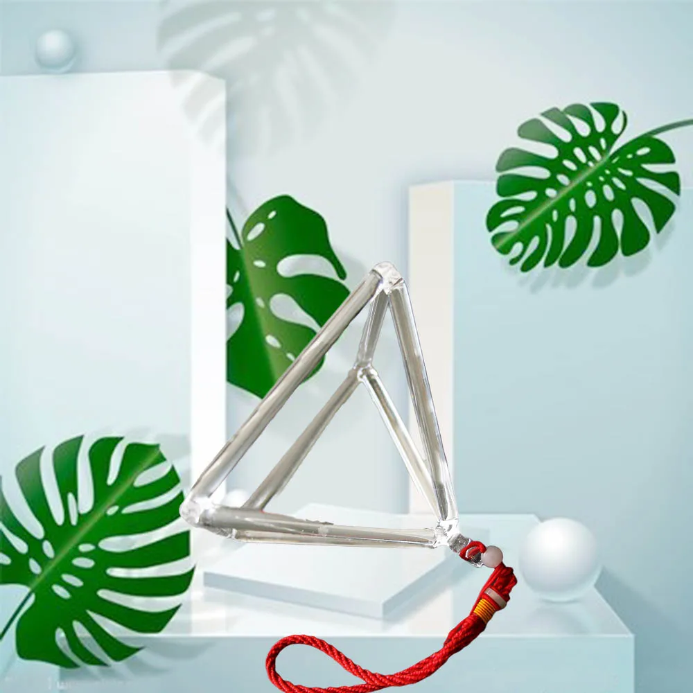 RING-CHANT-Clear-Crystal-Singing-Pyramid-Chakra-3-To-12-Inch-With-Carry ...