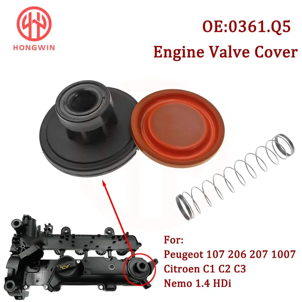 0361-Q5-Car-Engine-PCV-Valve-Cover-Repair-Kit-With-Membrane-9659449480 ...