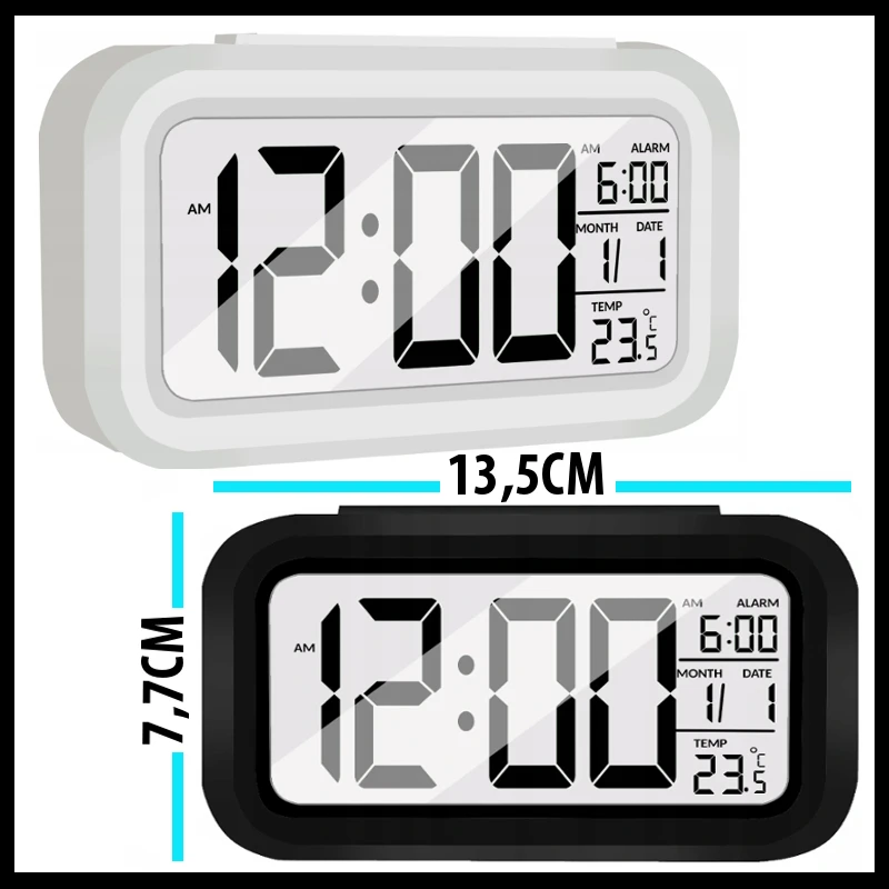 Digital-alarm-clock-LCD-screen-with-light-5-3-inch-with-time-date ...