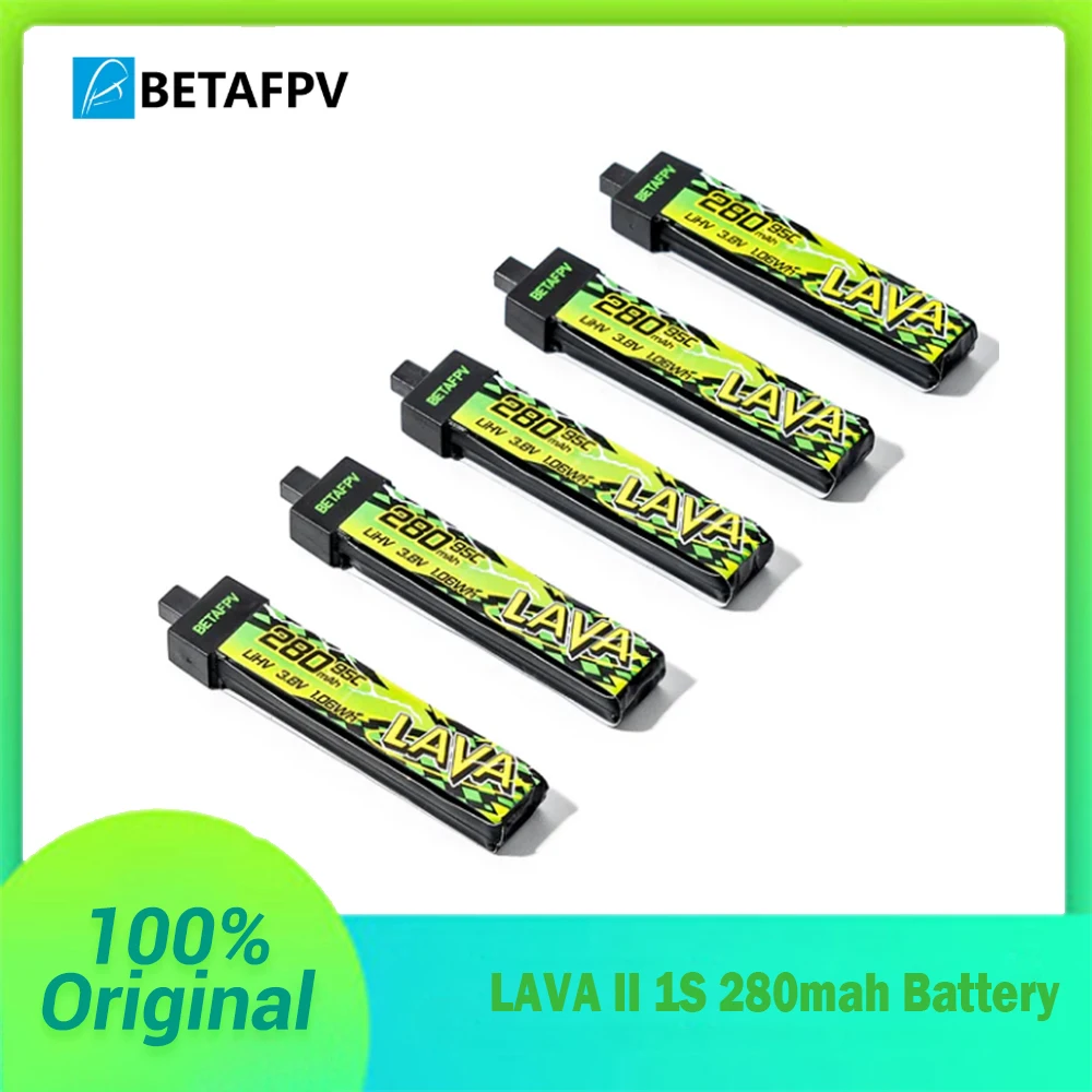 BETAFPV LAVA II 1S 280mah 95C 3.8V Battery For Air65, Meteor65 Pro ...