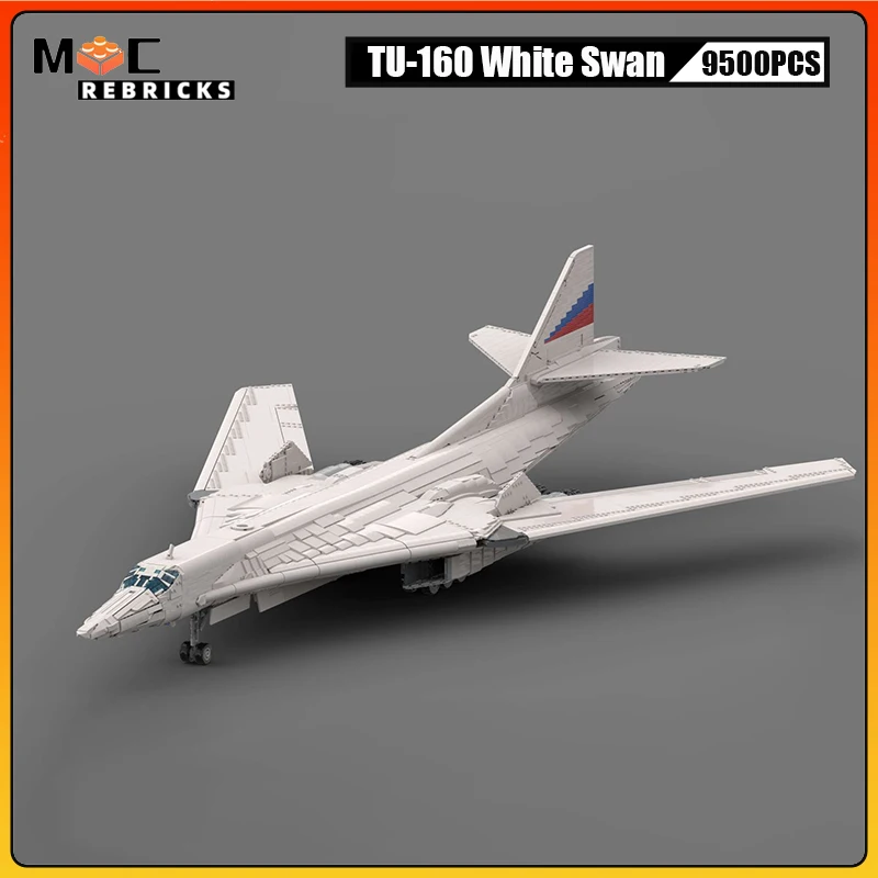 Military-Russia-Tu-160-Blackjack-Strategic-Bomber-MOC-Building-Blocks ...