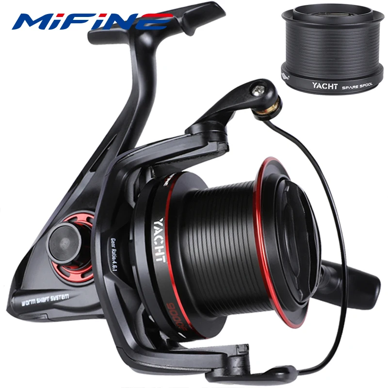 MIFINE YACHT Fishing Reel 18KG Max Drag 4.6:1 Gear Ratio Spool Coil ...