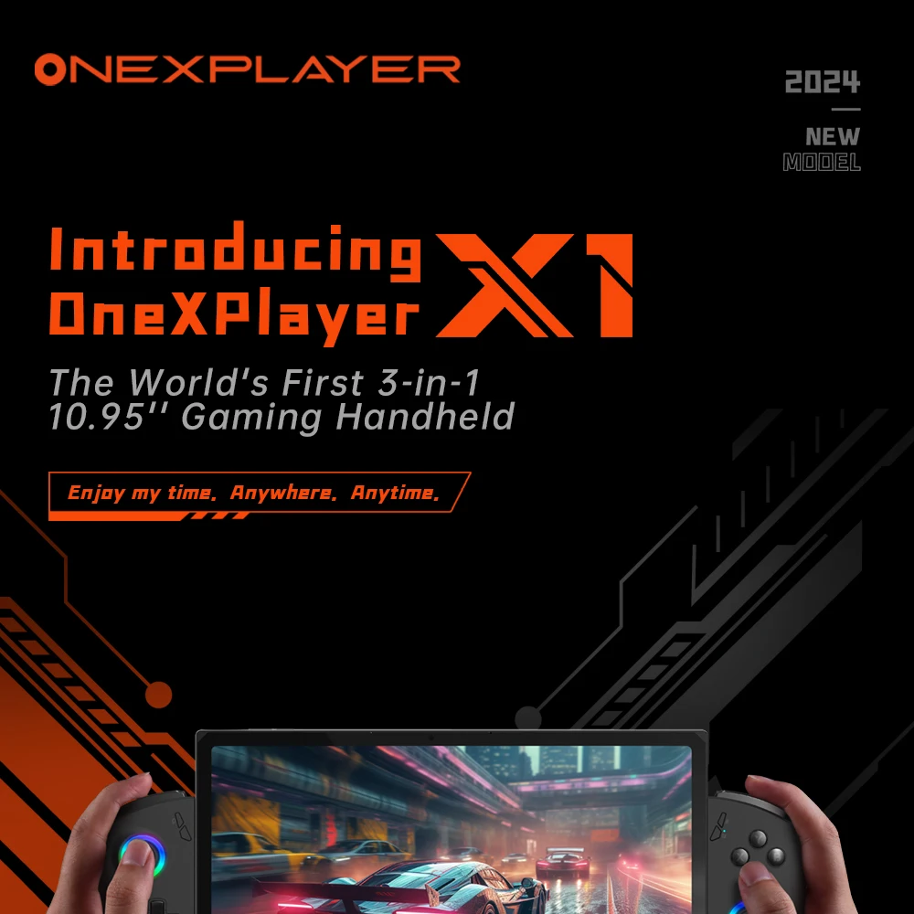 OneXPlayer X1 AMD 8840U Onexconsole 10,95 дюймовый Qculink ноутбук ...