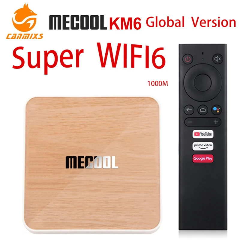 Android Box Tv Wifi6 Mecool | Mecool Km6 Deluxe Edition | S905x4 ...