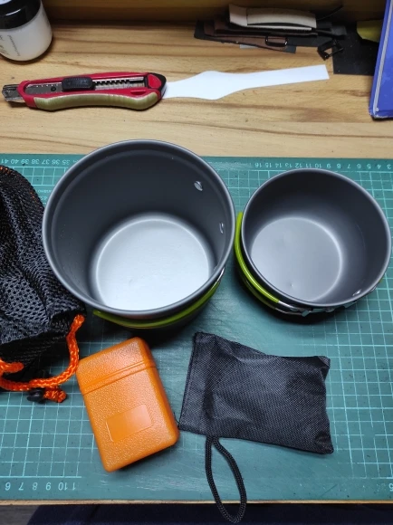 Camper Kitchen Travel Ultralight Cookware Set - Mavigadget