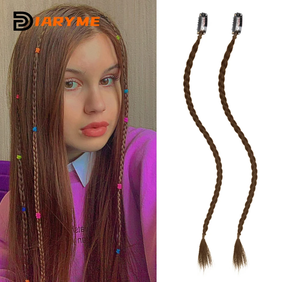 Synthetic-Wig-Braids-With-Clip-Boxing-Braid-Dreadlocks-Clip-In-Hair ...