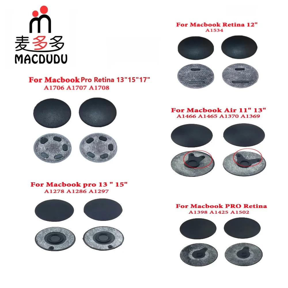 4pcs-set-Laptop-Foot-Pad-Bottom-Case-Rubber-Feet-For-MacBook-PRO-Retina ...