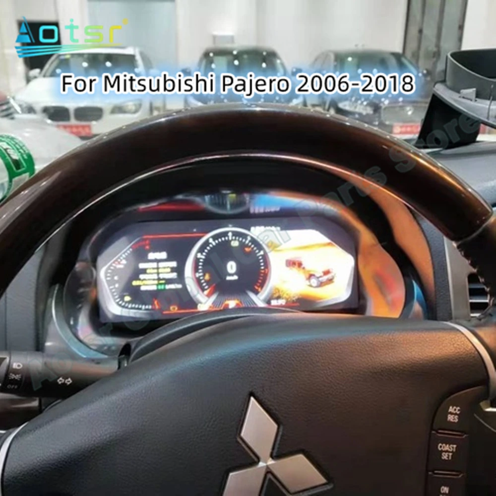 For Mitsubishi Pajero 2006-2016 Digital Cluster Car Display Dashboard ...
