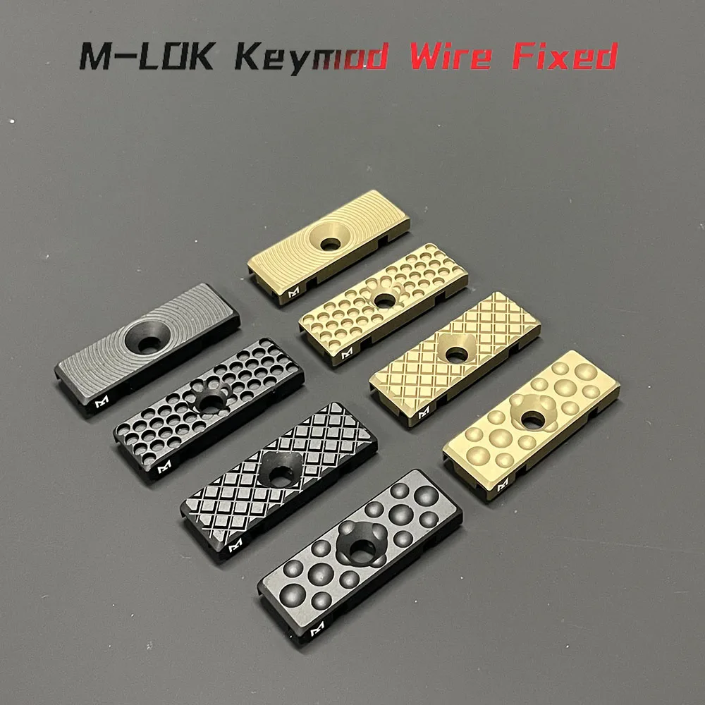 CNC-Aluminum-M-LOK-Keymod-Metal-Wire-Guide-System-Cable-Management-Rail ...