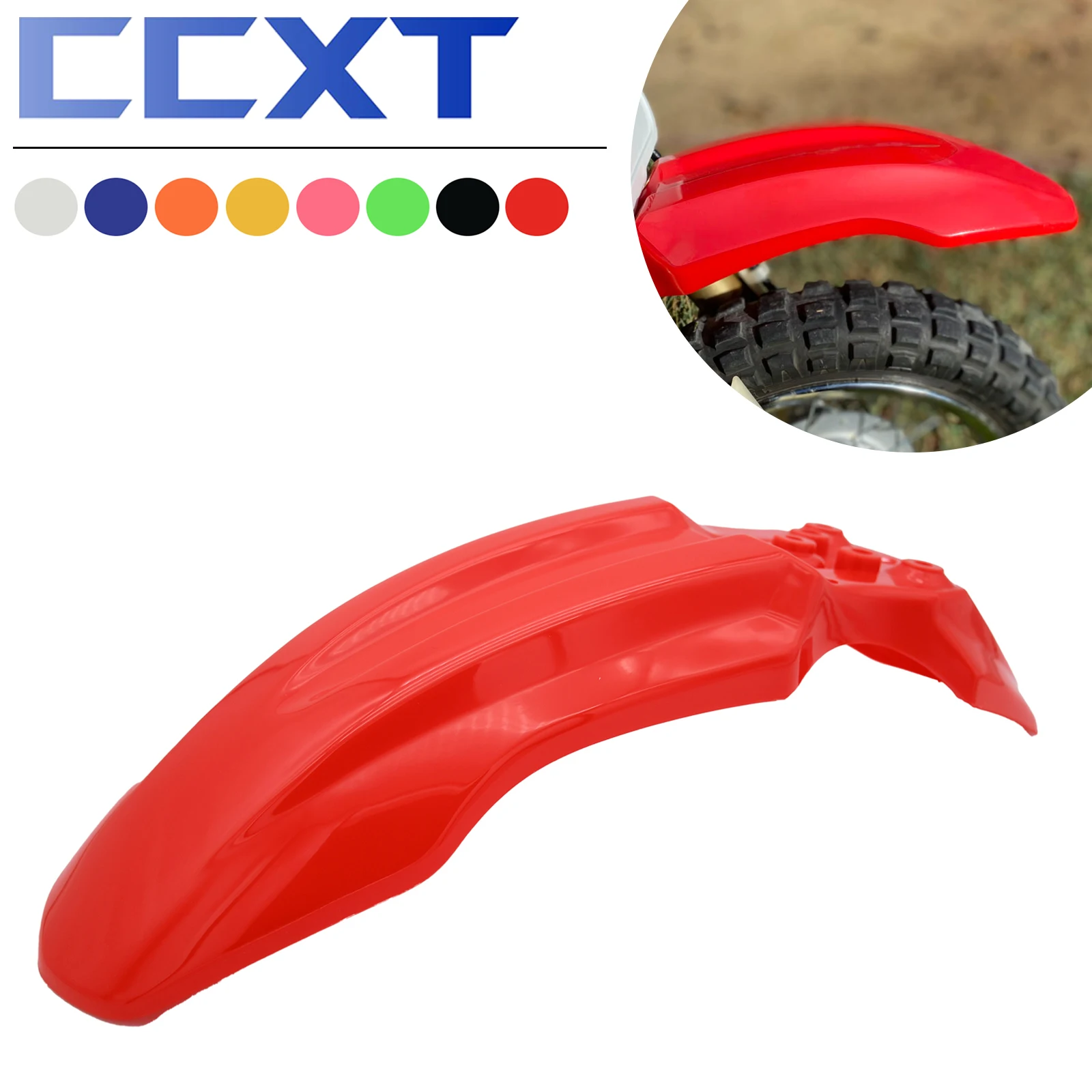 Motorcycle-Front-Fender-Mudguard-Pit-Dirt-Bike-Mud-Guard-Plastic-Body ...