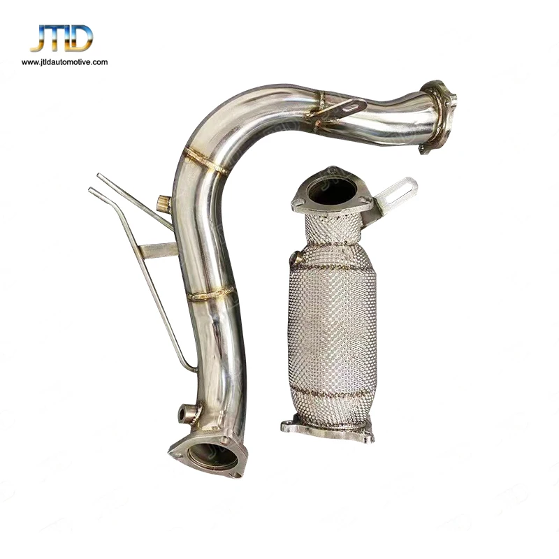 JTLD-SS304-Stainless-Steel-Performance-Exhaust-Catless-Downpipe-For ...
