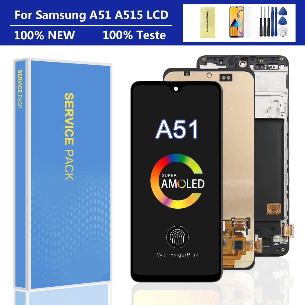 AMOLED-For-Samsung-A51-SM-A515F-A515F-DS-A515G-LCD-Display-Touch-Screen ...