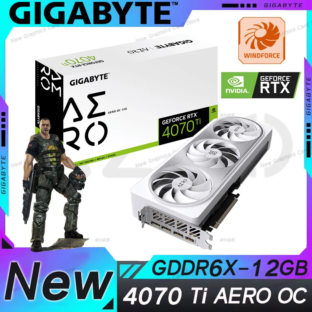 Gigabyte-RTX-4070-Ti-AERO-OC-12G-2640-MHz-PCI-E-4-0-GDDR6X-Desktop ...