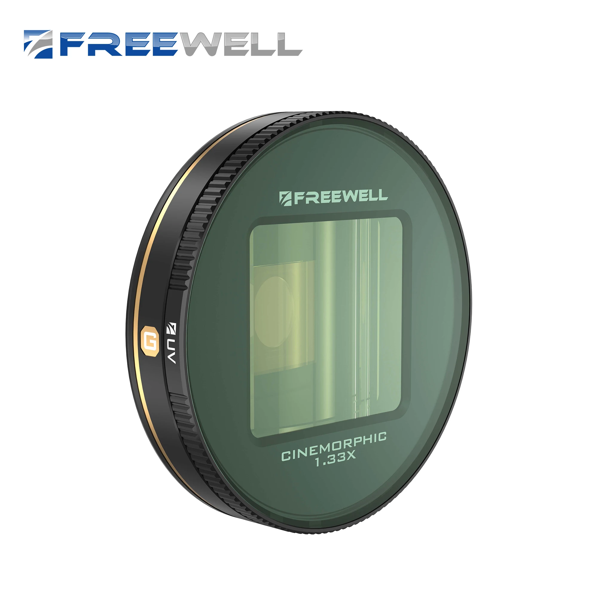 Freewell 1.33x Blue or Gold Anamorphic Lens Compatible with Freewell ...
