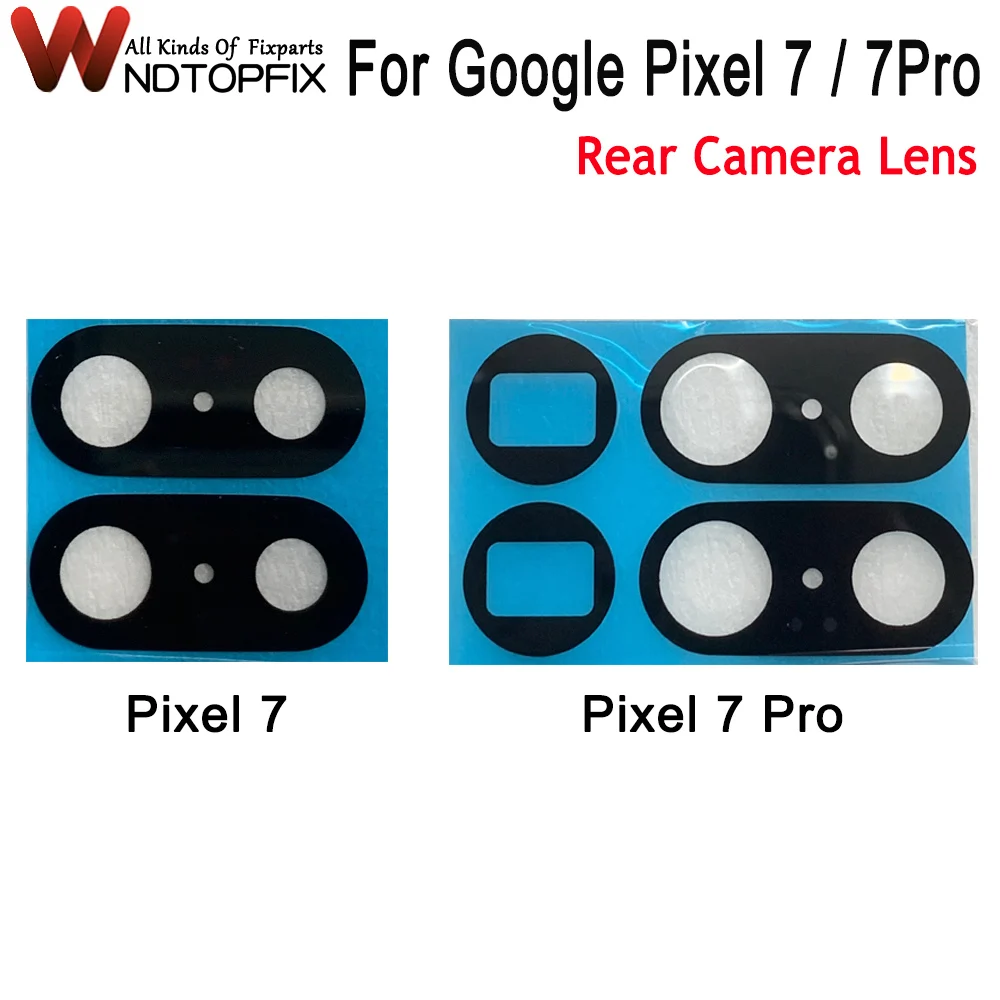 2Pcs For Google Pixel 7 Pro Back Rear Camera Lens Glass Replace Pixel ...
