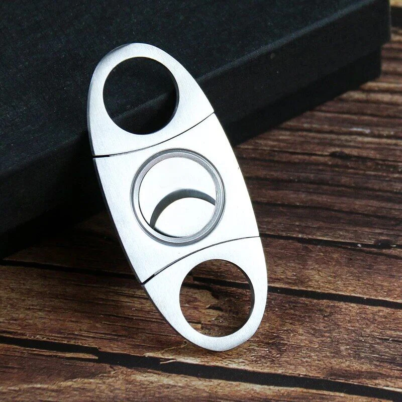 Stainless-Steel-Cigar-Cutter-Portable-Double-Blade-Guillotine-Cigar ...