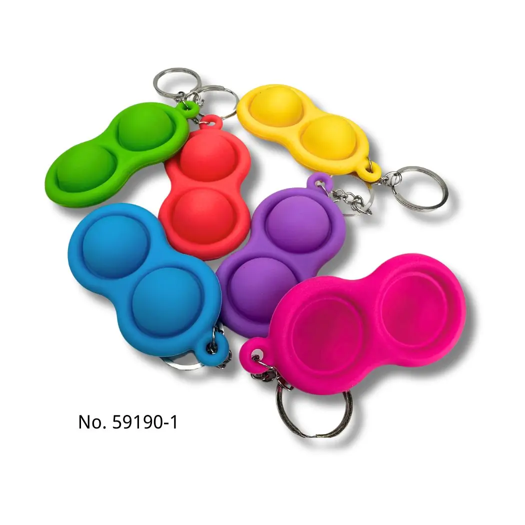 Toy Keychains Fun Express Mini Twin Lotsa Pops Bounce - 12 pcs ...