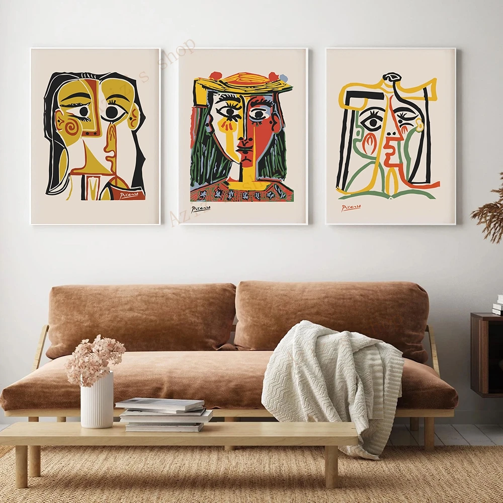 Abstract Art Picasso Faces