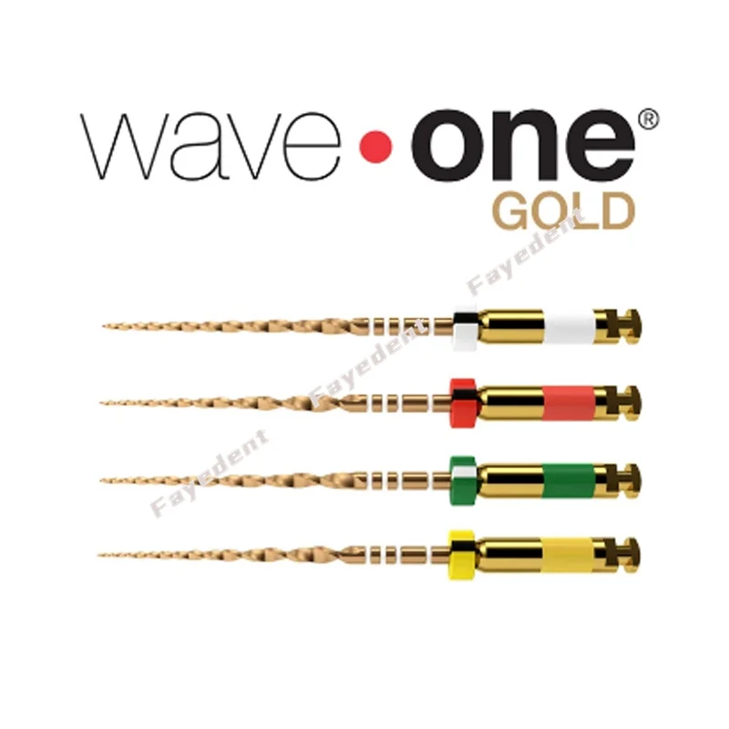 4pcs-Dental-Wave-One-Gold-Rotary-Files-Engine-Heat-Activation-Flexible ...