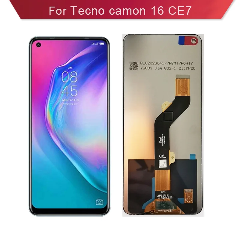 For-Tecno-Camon-16-16pro-16premier-16s-CE7-CE8-CE9-CD6J-Digitizer ...