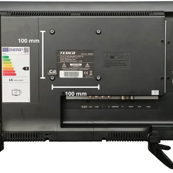 Televisor Smart TV de 22 pulgadas, con adaptador de 12v y 230v, DVB-S2 ...