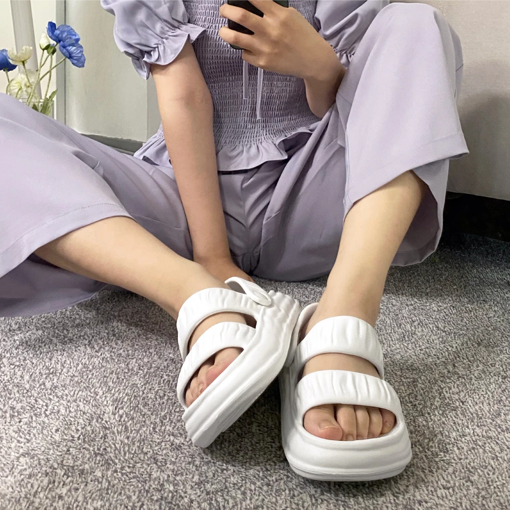 Comfortable-heel-high-sandals-slippers-EVA-office-shoes-beach-slide ...