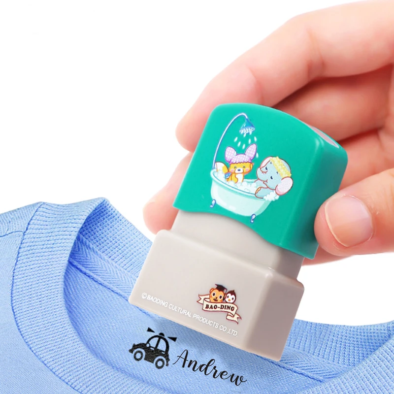 CLOTHING STAMP, Custom NAME Stamp, Camp Stamp, Fabric Stamp, Clothing ...