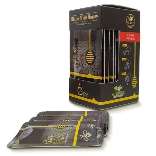 Rhino Myth Honey for Men |Power.Energy|12 x 7 gram Sachet Sexual Sale