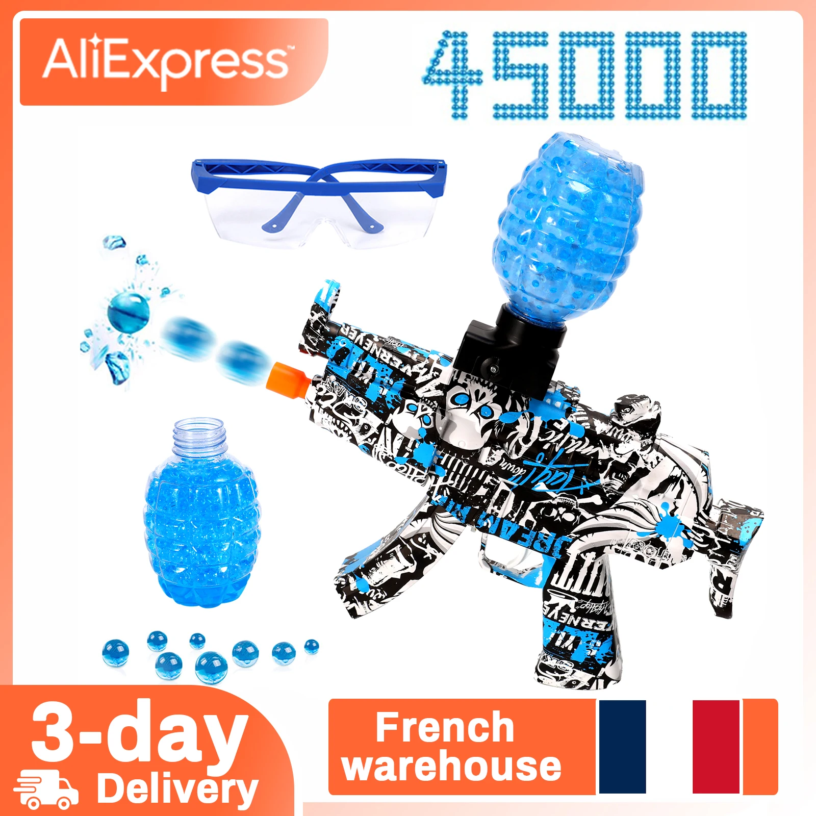 Electric-Gel-Water-Ball-Toy-Gun-Pistol-Weapon-CS-Fighting-Soft-Bullet ...