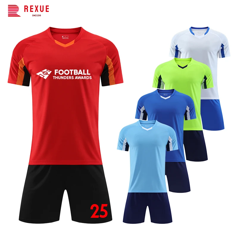 Men Kids Soccer Jerseys Set Custom DIY Training Match Football Uniform ...