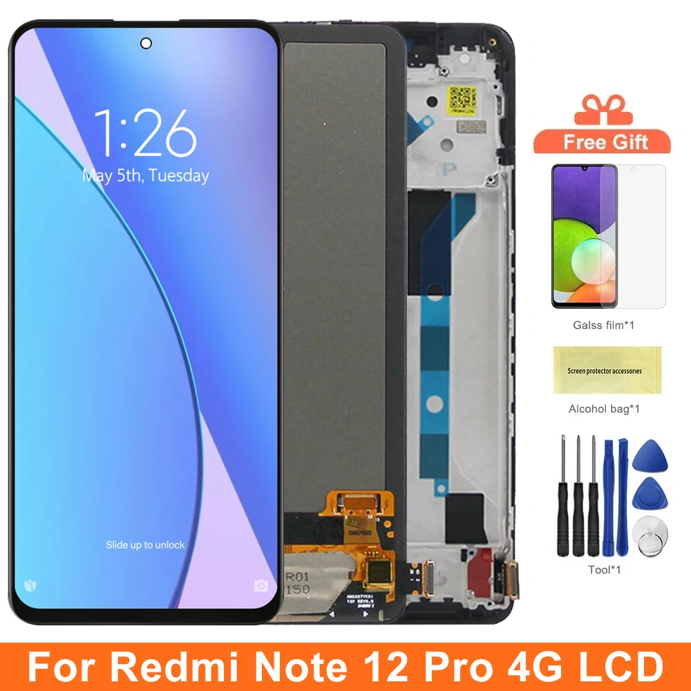 Super-Amoled-Screen-for-Xiaomi-Redmi-Note-12-Pro-4G-2209116AG-2209116AG ...