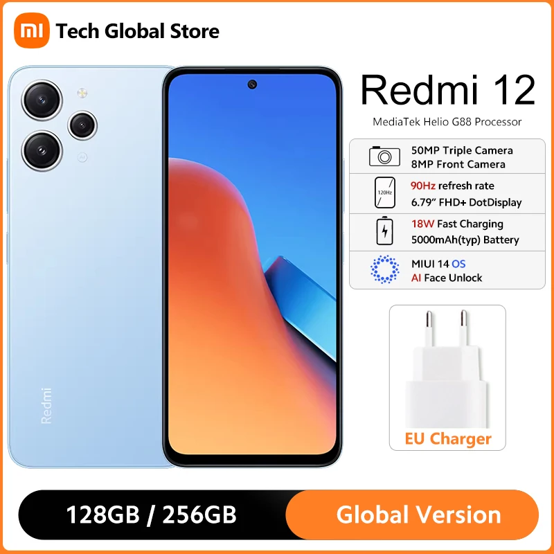 Xiaomi-smartphone-Redmi-12-MediaTek-Helio-G88-versi-n-Global-pantalla ...