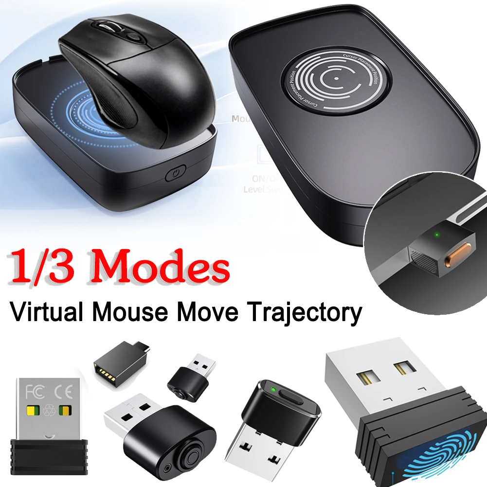 Mouse Jiggler Undetectable Mouse Mover Virtual Mouse Movement Simulator ...