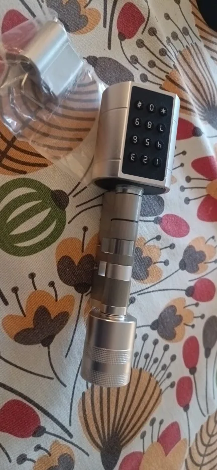 Tuya APP Fingerprint Cylinder Electronic Smart Door Lock Digital Keypad ...