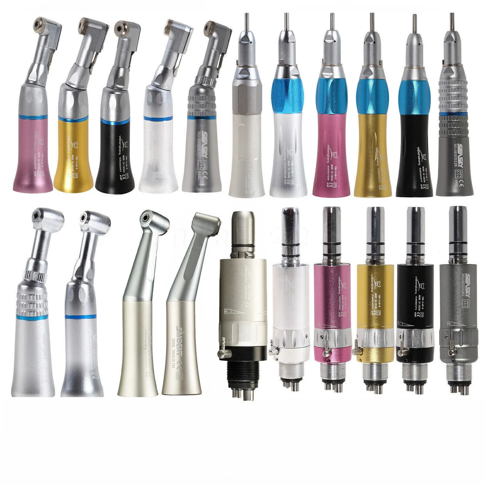 Dental-Low-Slow-Speed-Straight-Handpiece-Push-Button-Latch-Type-Contra ...