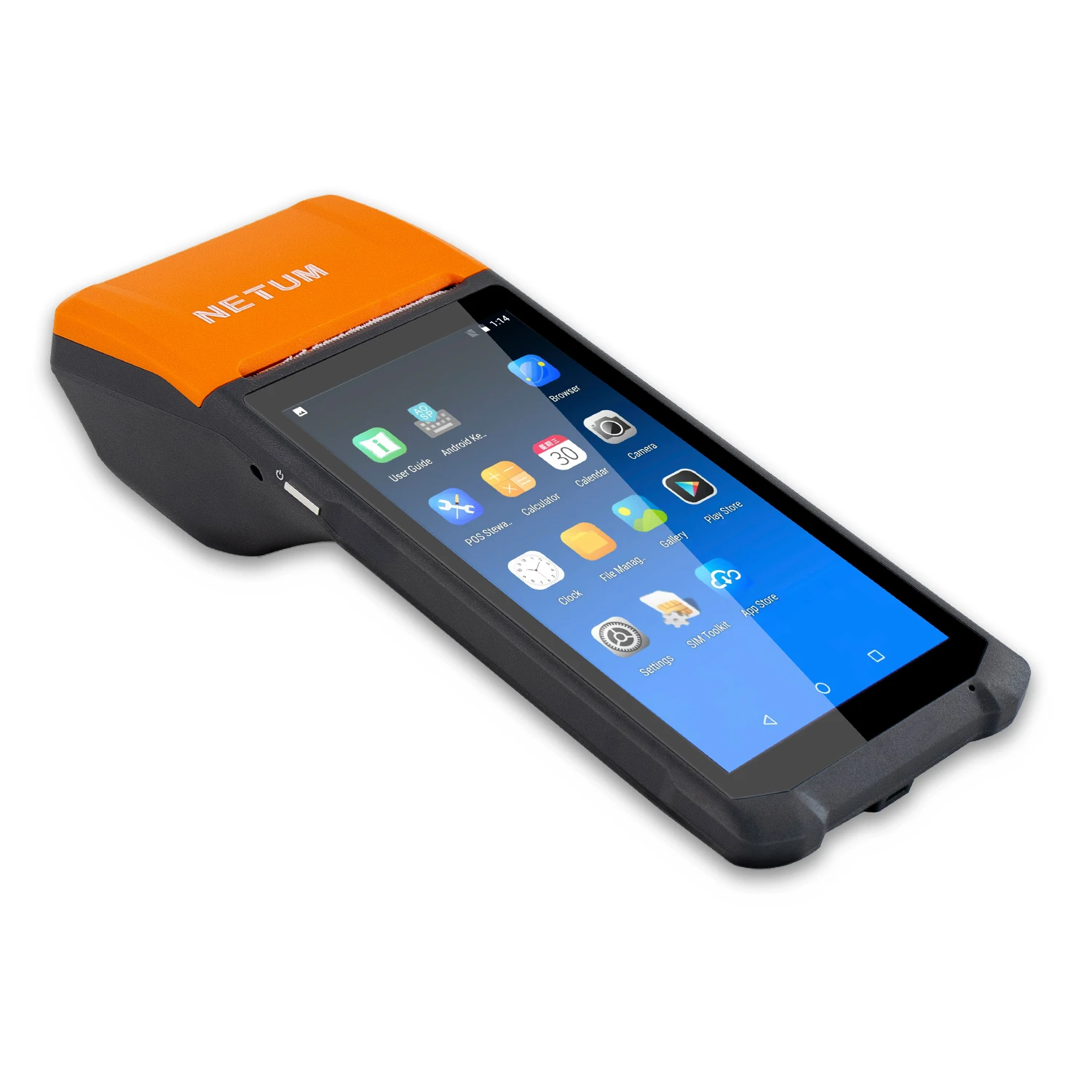 NETUM PDA Android POS Terminal Receipt Printer Handheld Bluetooth WiFi ...