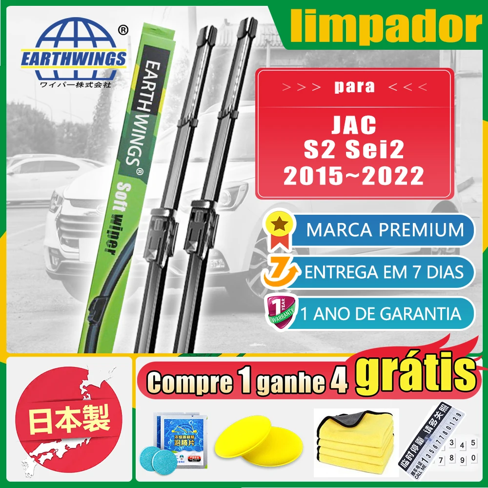 Para JAC S2 2015 2016 2017 2018 2019 2020 2021 2022 Sei2 Front Limpador ...