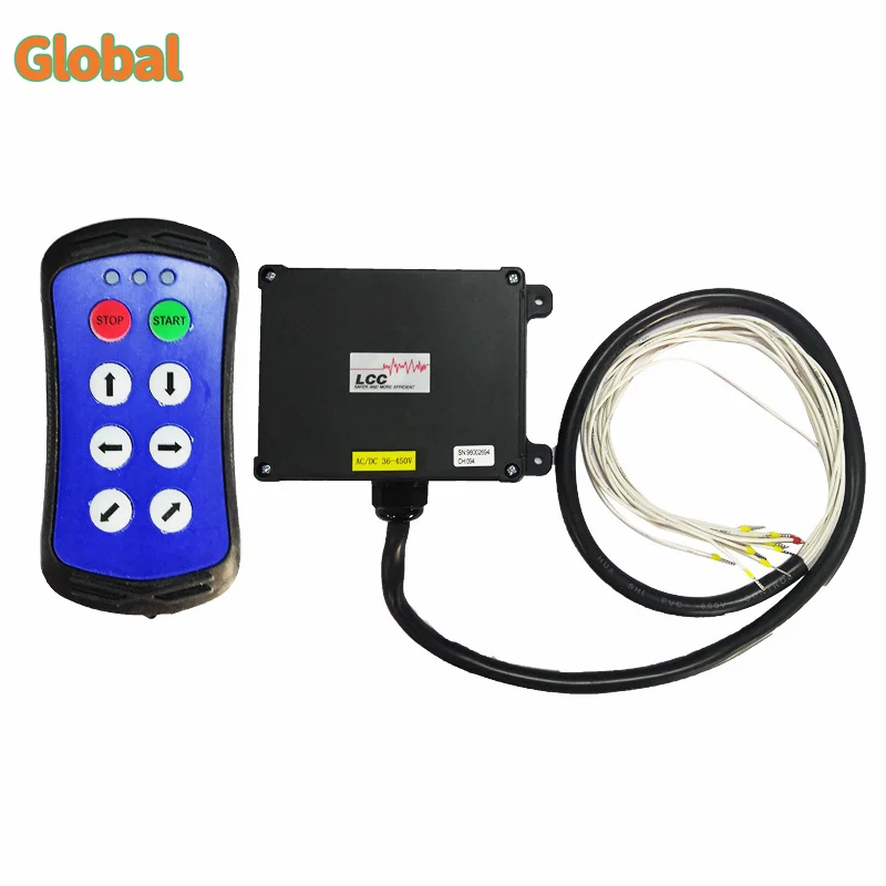 A600-6-keys-single-speed-Industrial-Wireless-Radio-Crane-Remote-Control ...