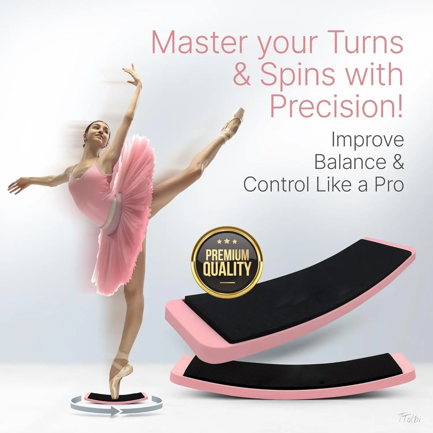 Spinner 2pcs Ballet Turning Board - Spin Training Equipment For Dancers ...