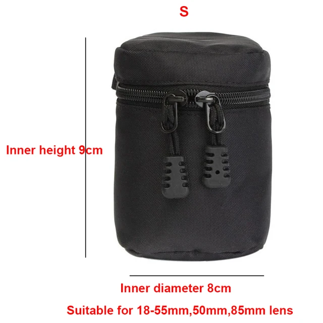 Luxury Camera Lens Bag Pouch Case for Canon Lens Nikon Sony Olympus ...