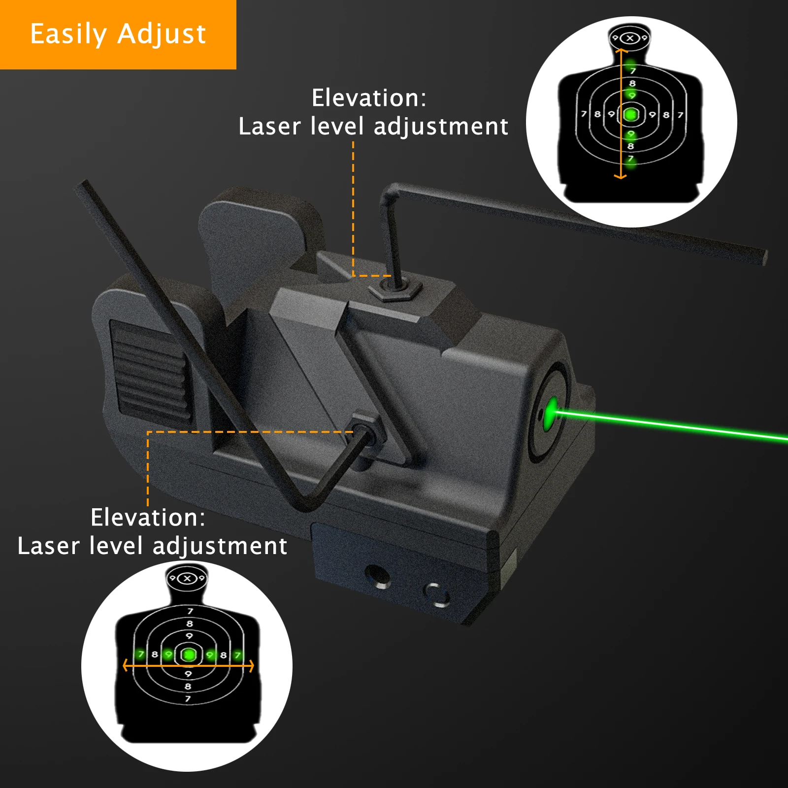 Military Green Laser With Mount